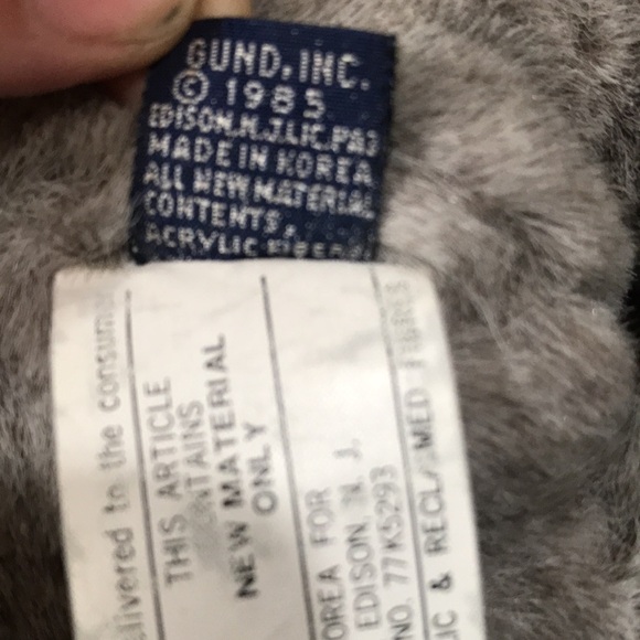 Gund | Toys | Gund Vintage Teddy Bear All Limbs Jointed Limited Edition ...